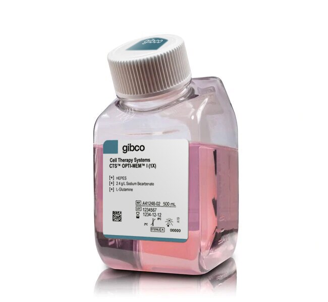 CTS™ Opti-MEM™ I 培养基 500 mL | Buy Online | Gibco™ | thermofisher.cn
